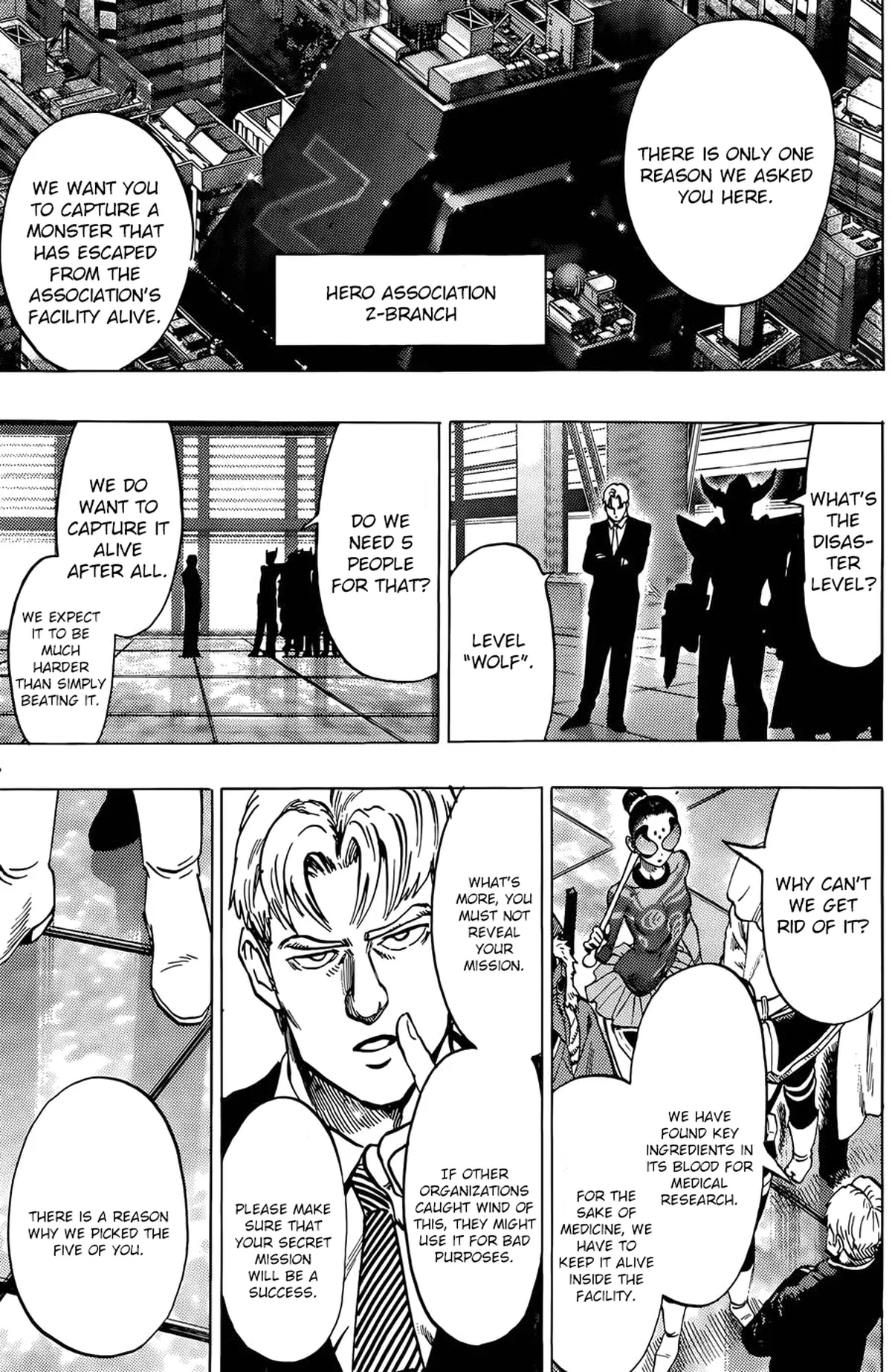 Chapter 61.6 (Squadron | Volume 11 Extras) - One Punch Man Manga | OPM ...