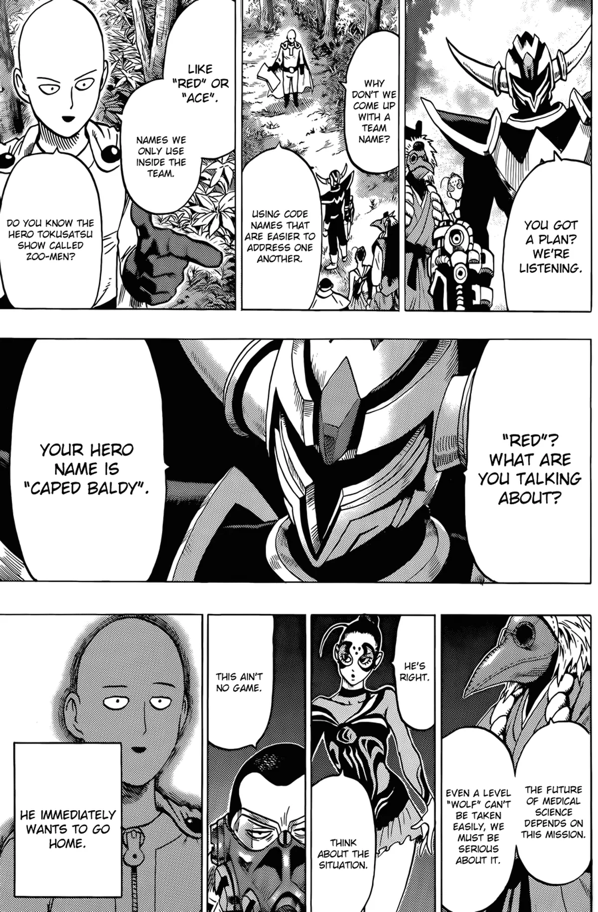 Chapter 61.6 (Squadron | Volume 11 Extras) - One Punch Man Manga | OPM ...