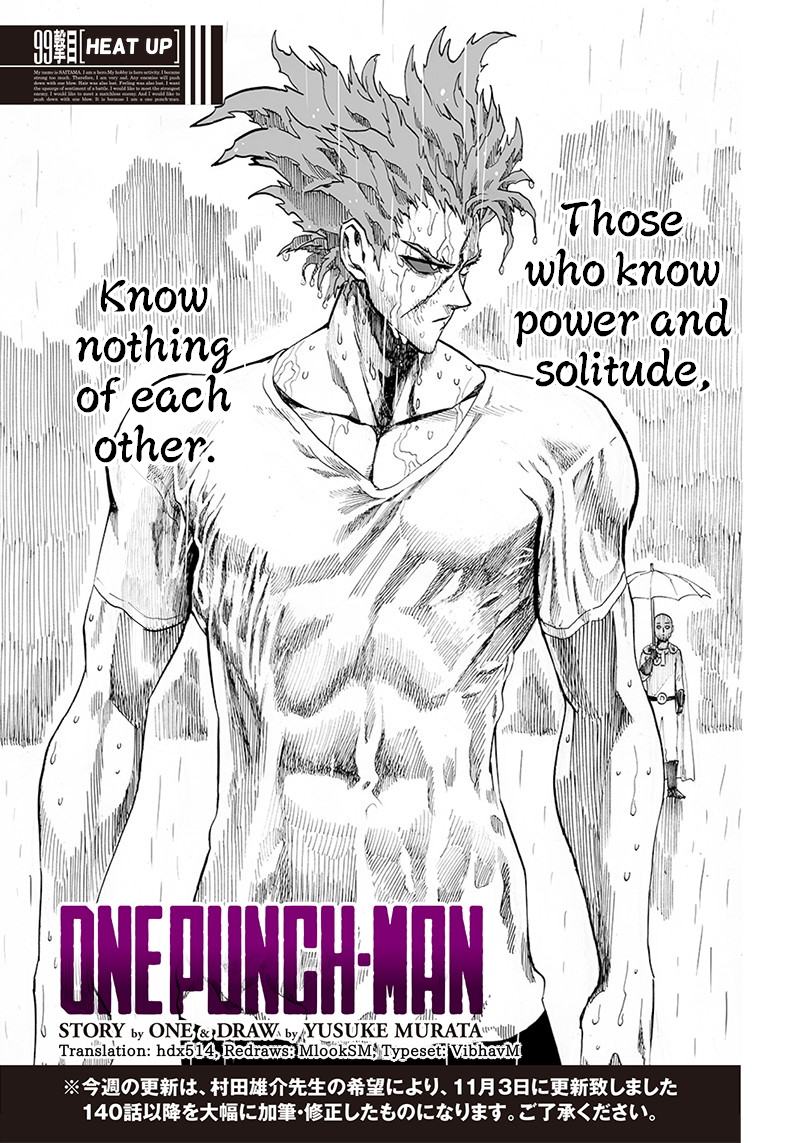 Ch. 0099 - Heat Up (Newer) - One Punch Man Manga | OPM Manga Reader